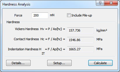 Hardness Analysis